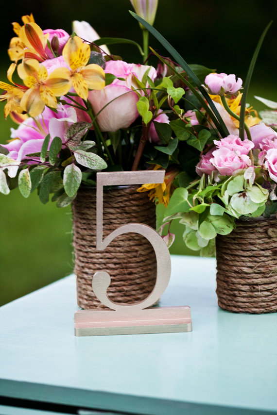 20 DIY Wedding Table Number Ideas to Obsess Over