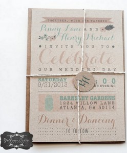 18 Gorgeous Rustic Wedding Invitations