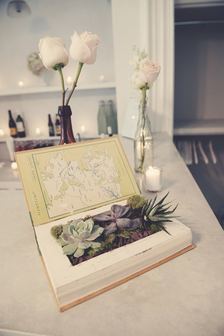 Vintage Library & Book Themed Wedding, New York
