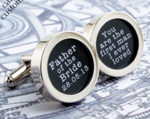 14 Fun & Sweet Wedding Cuff Link Ideas for Groom, Dad & Groomsmen