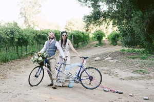 Bicycle-Themed Bohemian Wedding