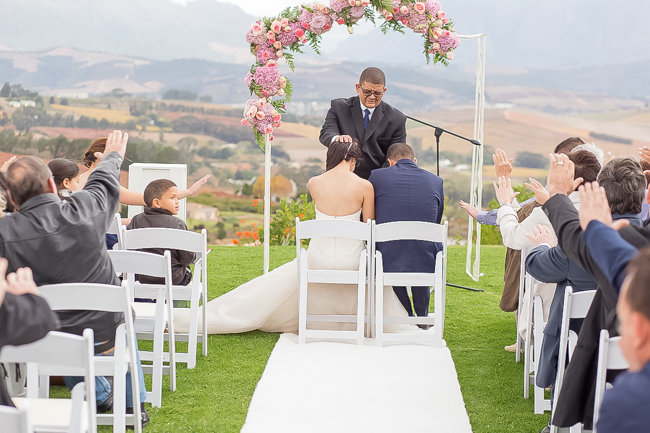 Blush and Navy Landtscap Wedding - Adele Kloppers Photography