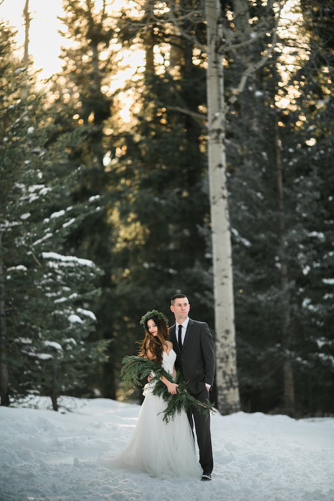 Breathtaking Winter Bride Ideas {Ashley Rae Photography}