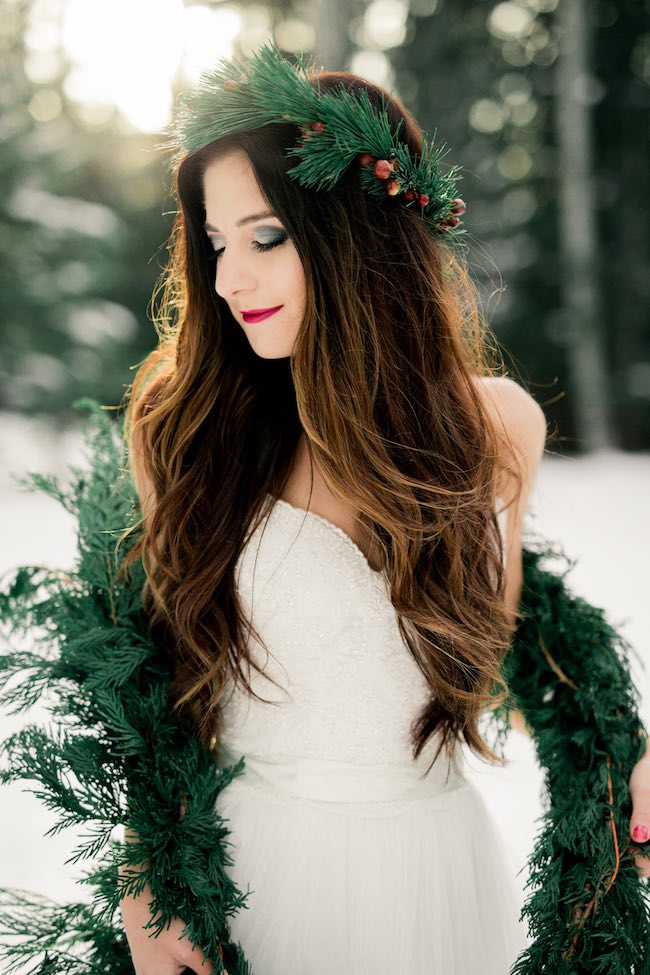 Breathtaking Winter Bride Ideas {Ashley Rae Photography}