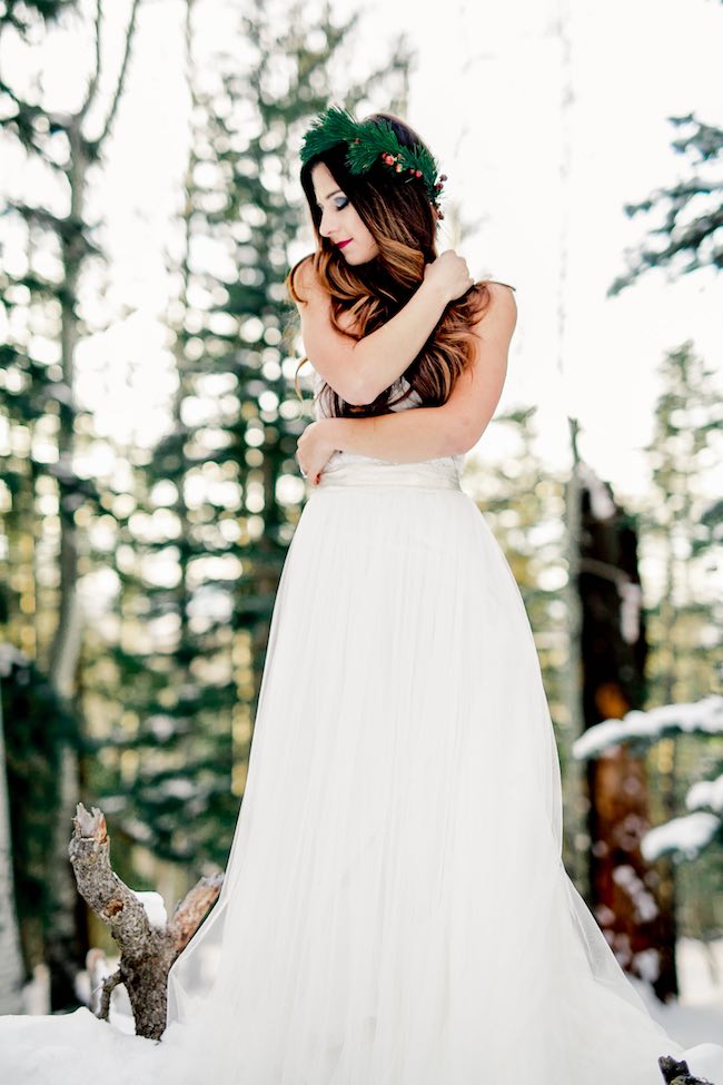 Breathtaking Winter Bride Ideas {Ashley Rae Photography}