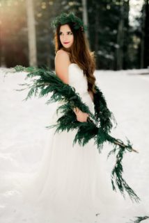 Breathtaking Winter Bride Ideas {Ashley Rae Photography}