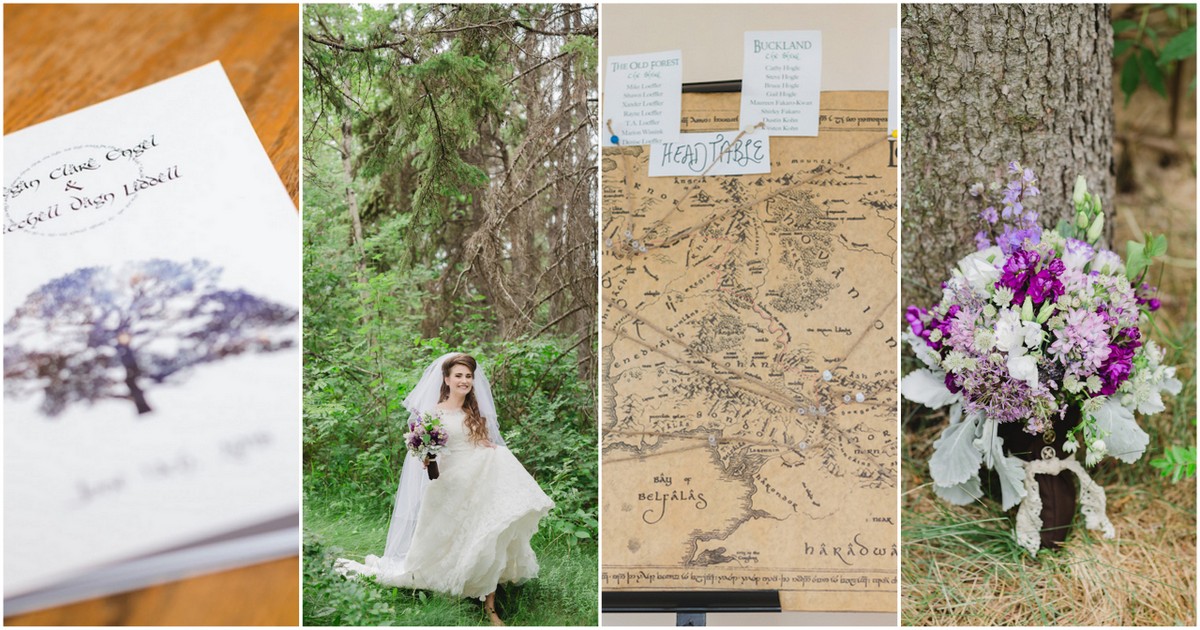 Epic, Romantic JRR Tolkien Wedding