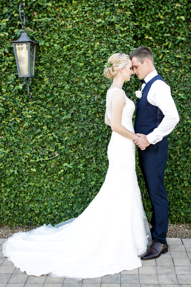 Mesmerizing, Twinkling Outdoor Night Wedding Ceremony {Nola Photography}