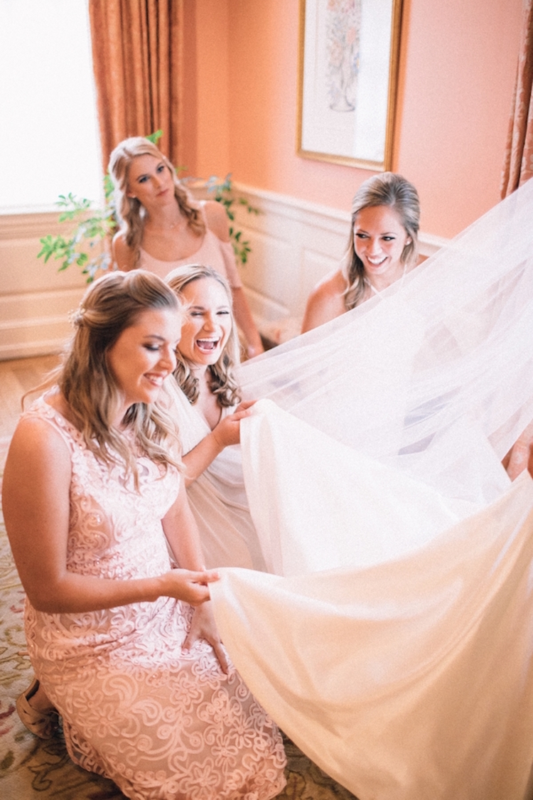 Check out this elegant Blush Pink, Ivory + Champagne Wedding Palette!