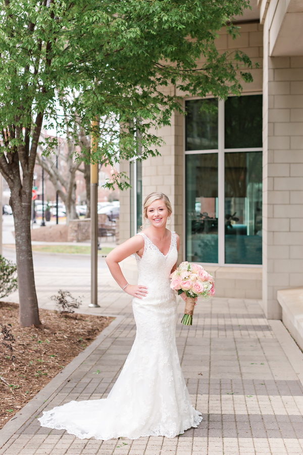 Beautifully Fresh Blush Pink + White Spring Wedding