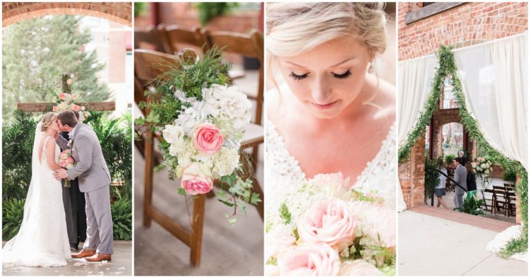 Beautifully Fresh Blush Pink + White Spring Wedding