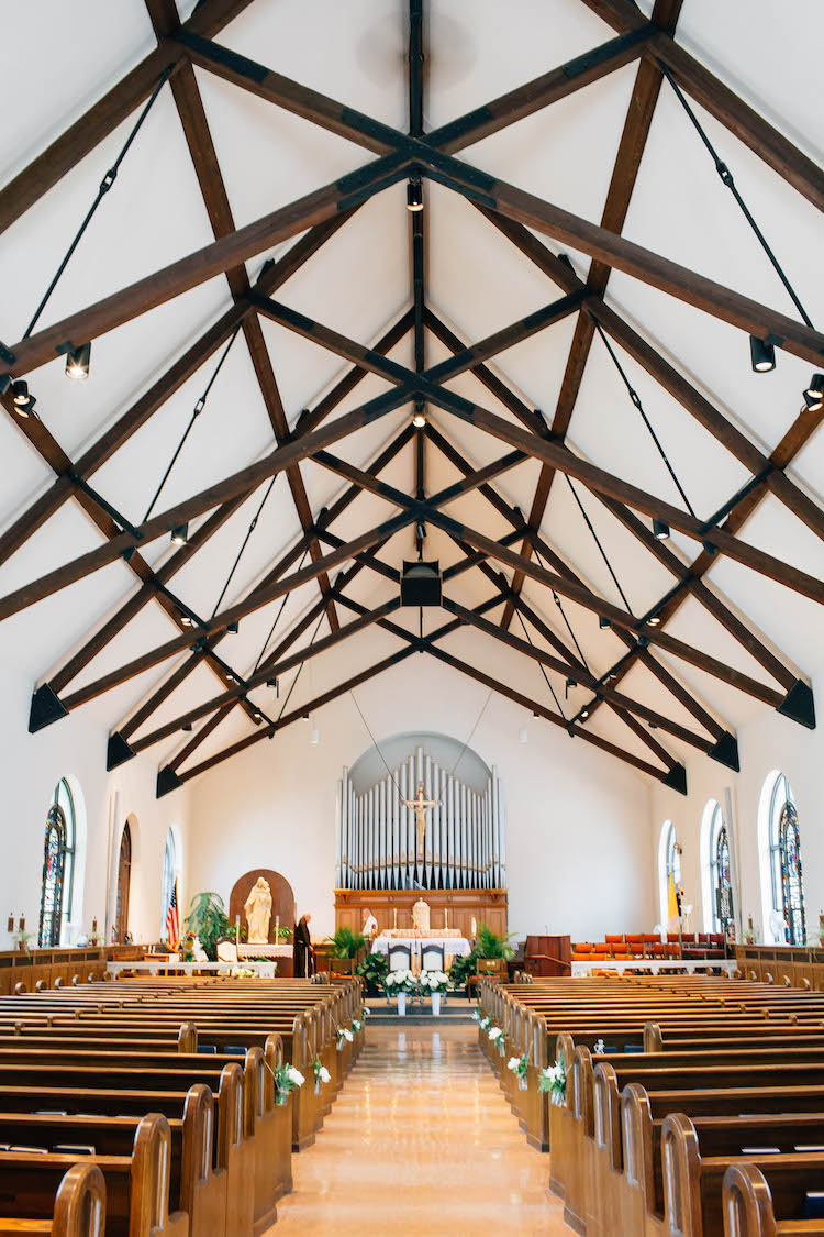Don't Miss This Elegant Barn Wedding with Neutrals, Gold + Greenery!