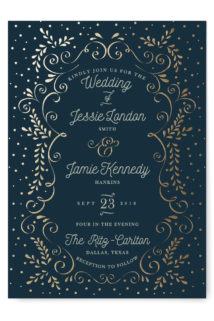 16+ Starry Night Celestial Wedding Invitations To Light Up Your Life