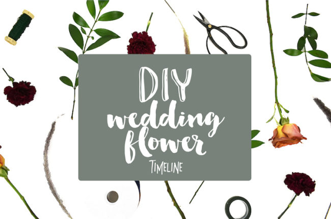 DIY Wedding Flower Timeline: How to plan your flower projects