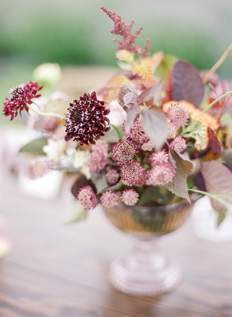 Elegant Lavender Wedding Theme with Organic Fall Accents