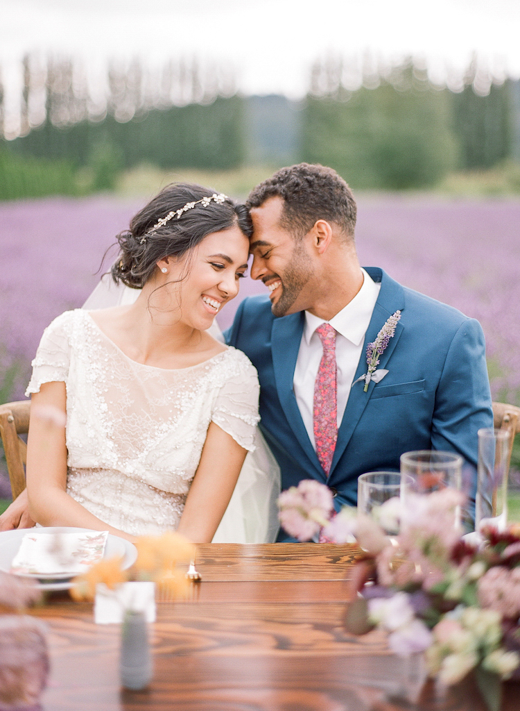 Elegant Lavender Wedding Theme with Organic Fall Accents