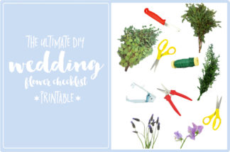 The Ultimate DIY Wedding Flower Checklist (Printable)