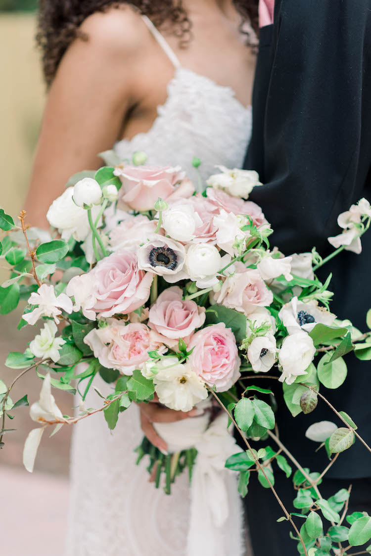 Whimsically Romantic Light Pink + Gold Spring Wedding Details