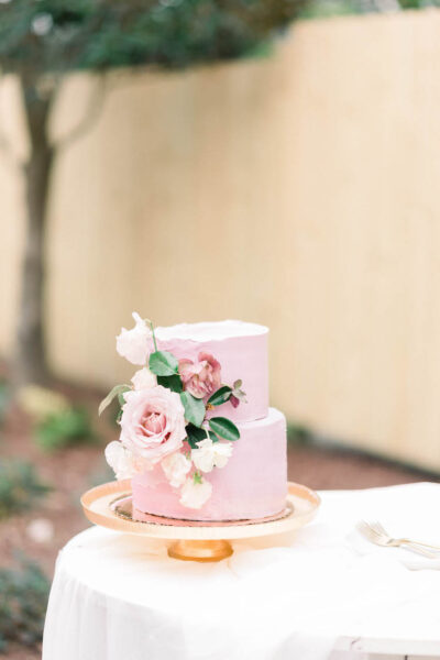 Whimsically Romantic Light Pink + Gold Spring Wedding Details