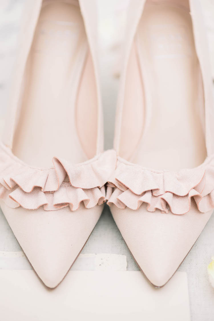 Whimsically Romantic Light Pink + Gold Spring Wedding Details