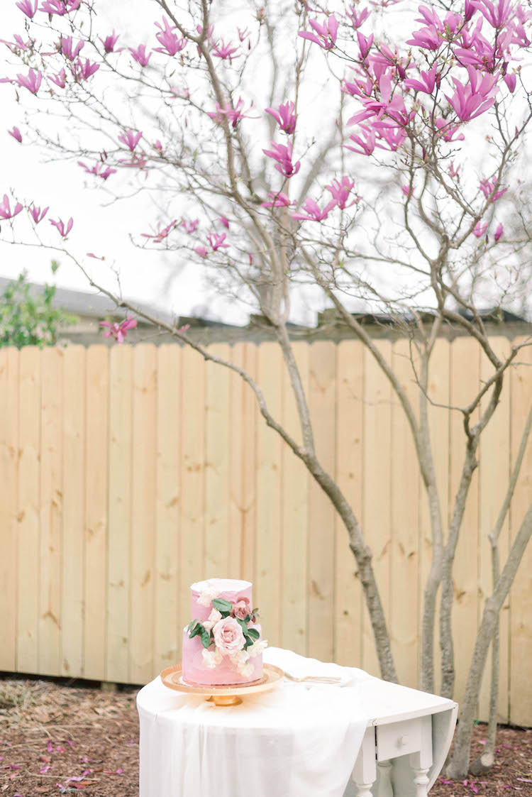 Whimsically Romantic Light Pink + Gold Spring Wedding Details