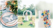 Beautifully Colourful + Whimsical Butterly Wedding