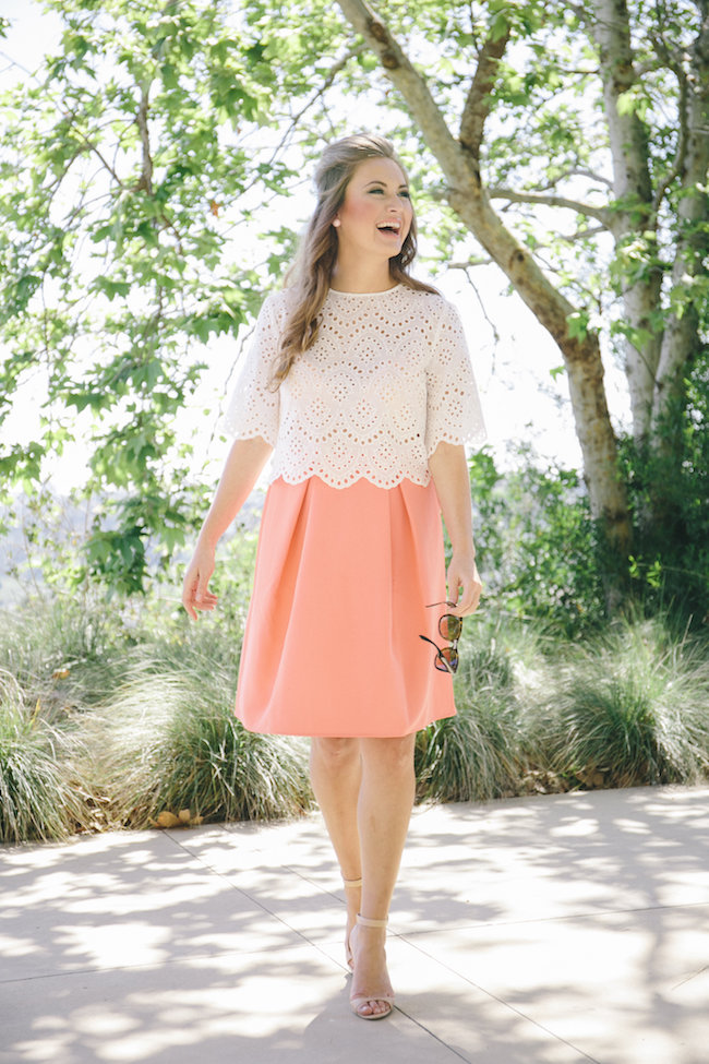 Adorable 1960s Inspired Pastel Engagement Photo Shoot