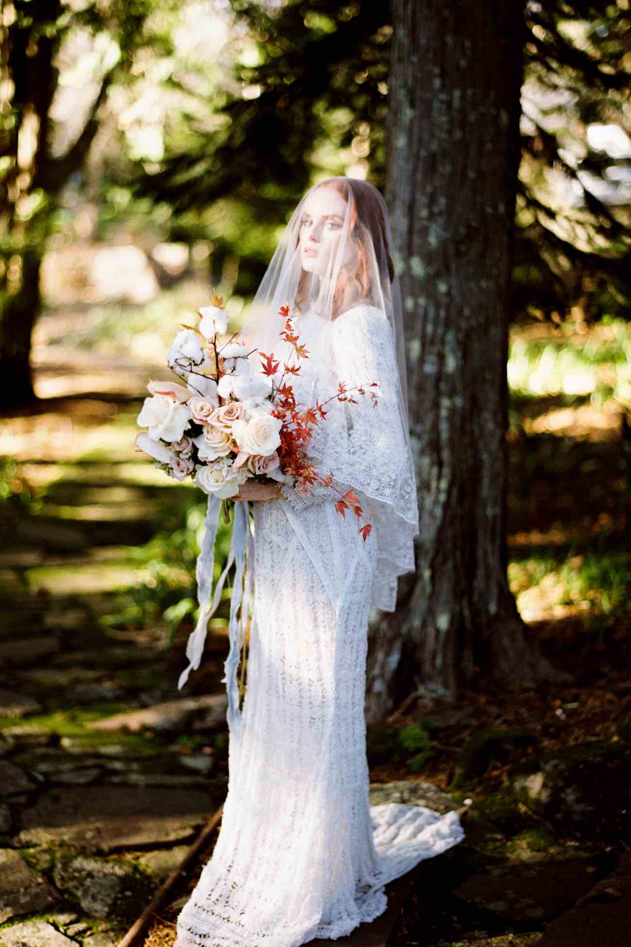 Delicately Autumn Bride Inspiration in the Everglades {Bride La Boheme}