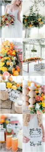 Spectacular Citrus Wedding Ideas