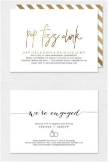 22 Engagement Party Invitations You'll Want to 'Say Yes' to!