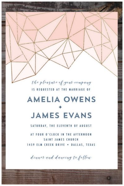 15 Geode Agate and Crystal Wedding Invitations to Rock Your World!