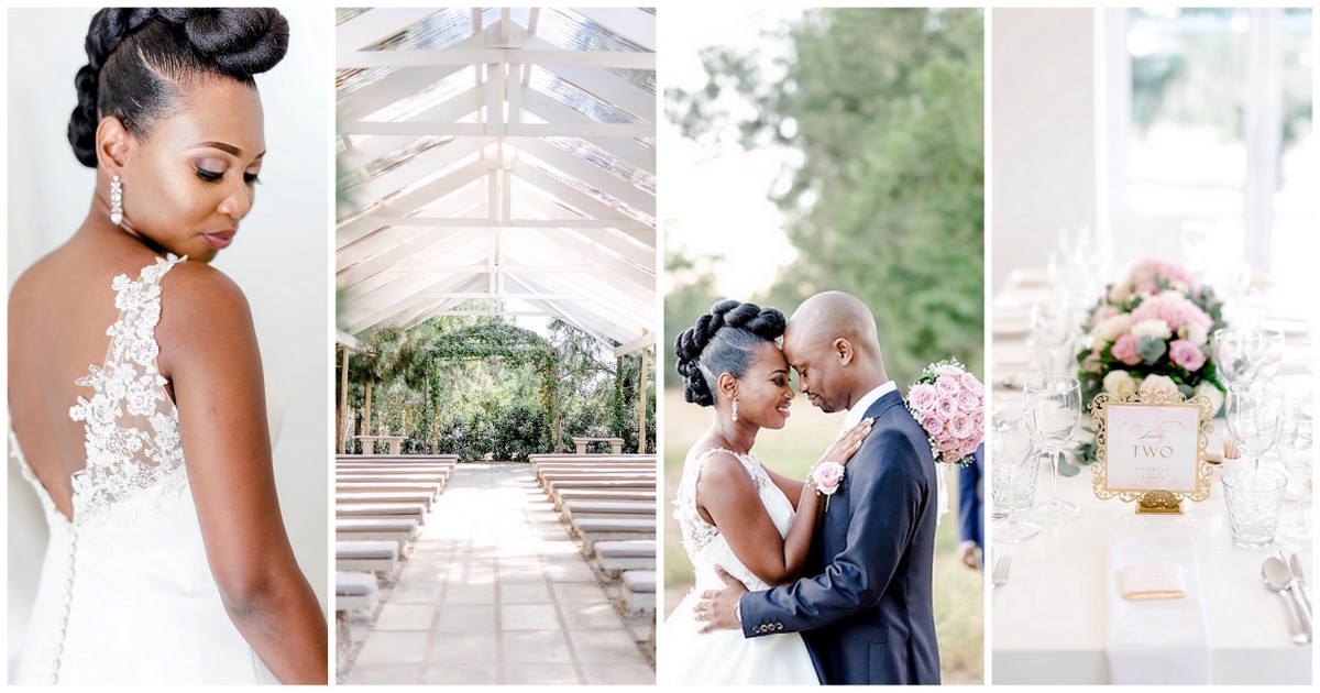 South African Sophistication: White Light Wedding in Gauteng